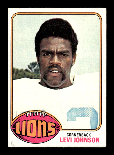 1976 Topps # 433 Levi Johnson Card (B64) Detroit Lions | eBay
