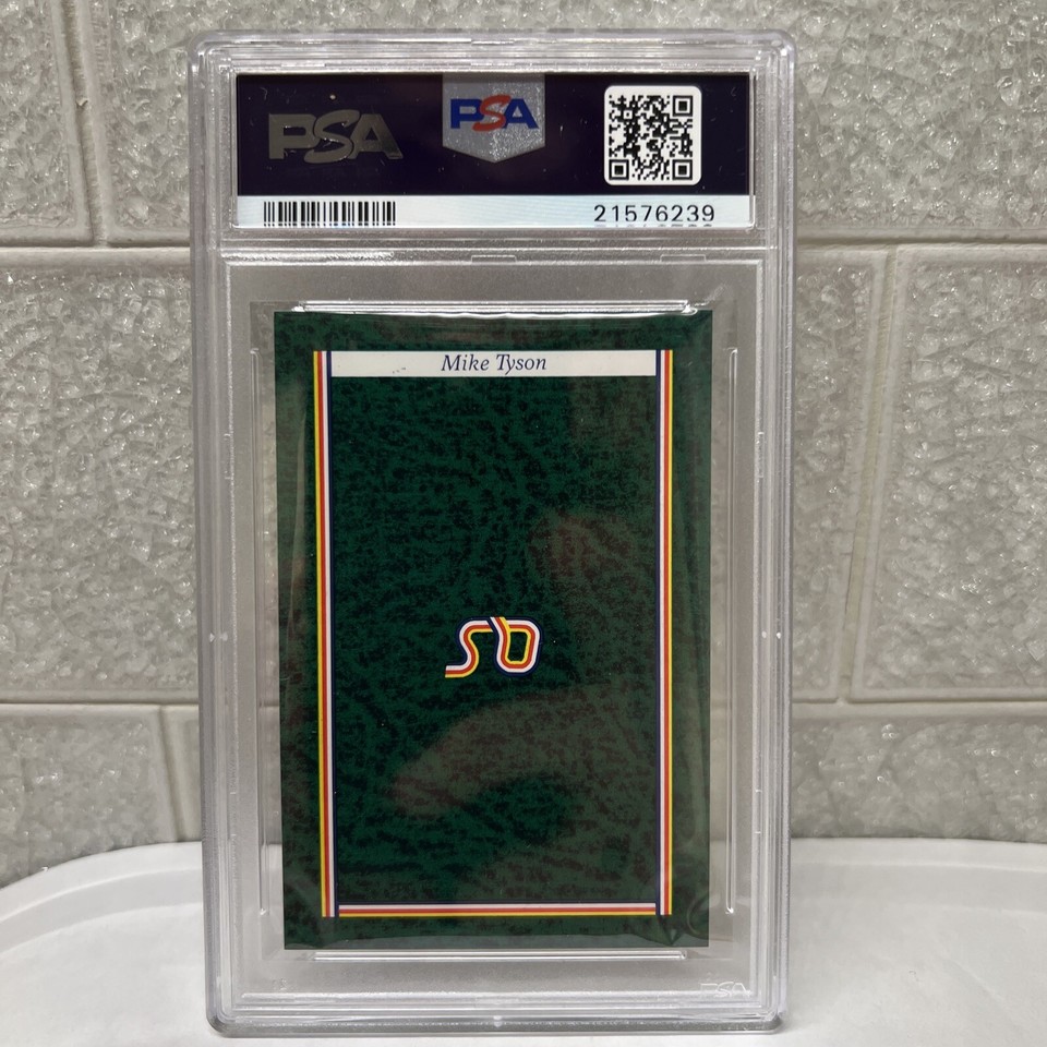 MIKE TYSON Rookie Card PSA 10 GEM MINT 1987 A Question of Sport RC -POP ...