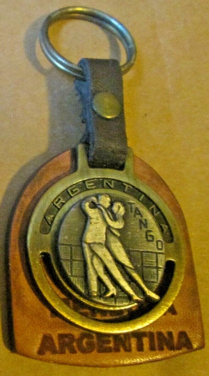 ARGENTINA TANGO Recuerdo de Mendoza Souvenir keyring key chain keychain ...