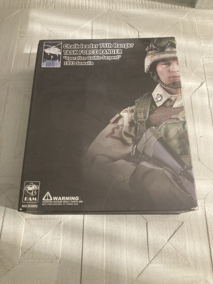 1/6 DAM Toys Chalk Leader 75TH Ranger TASK FORCE RANGER Op.Gothic ...