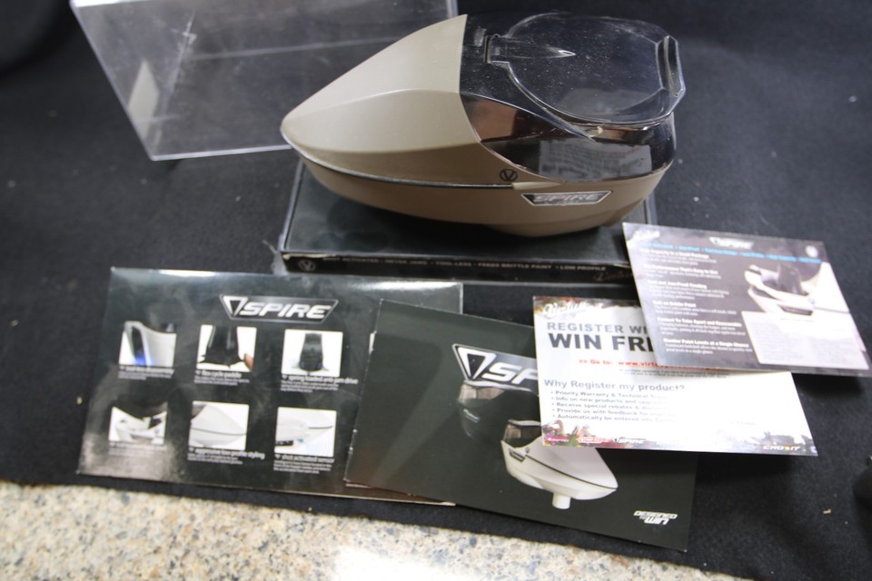 Virtue Spire 260 Loader Hopper FDE Desert Speed Feed Paintball LOOK ...