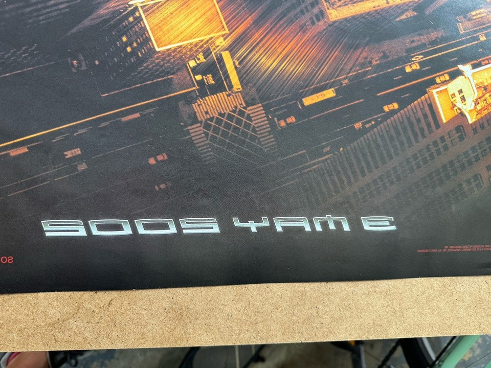 RECALLED 2002 SPIDERMAN DOUBLE DUAL SIDE 27x40 ORIGINAL TWIN TOWERS ...