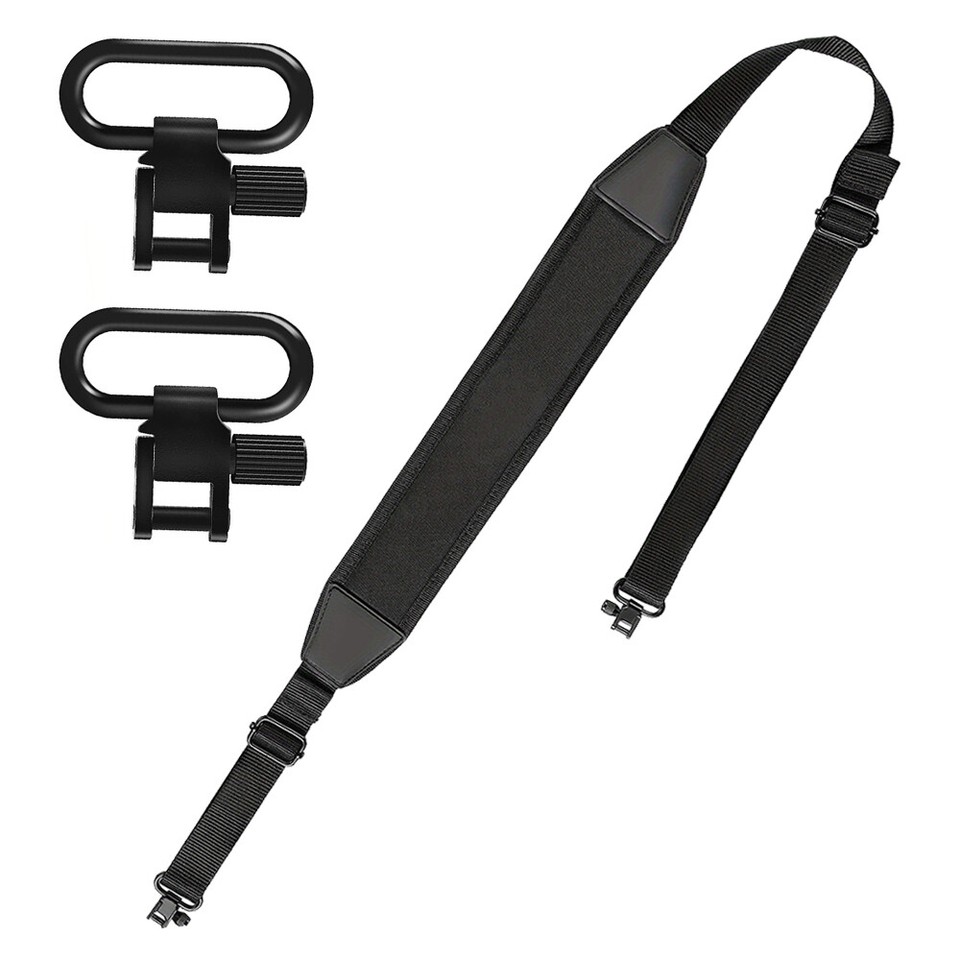 Camouflage Two Point Rifle Gun Sling With Swivels Shoulder Padded ...