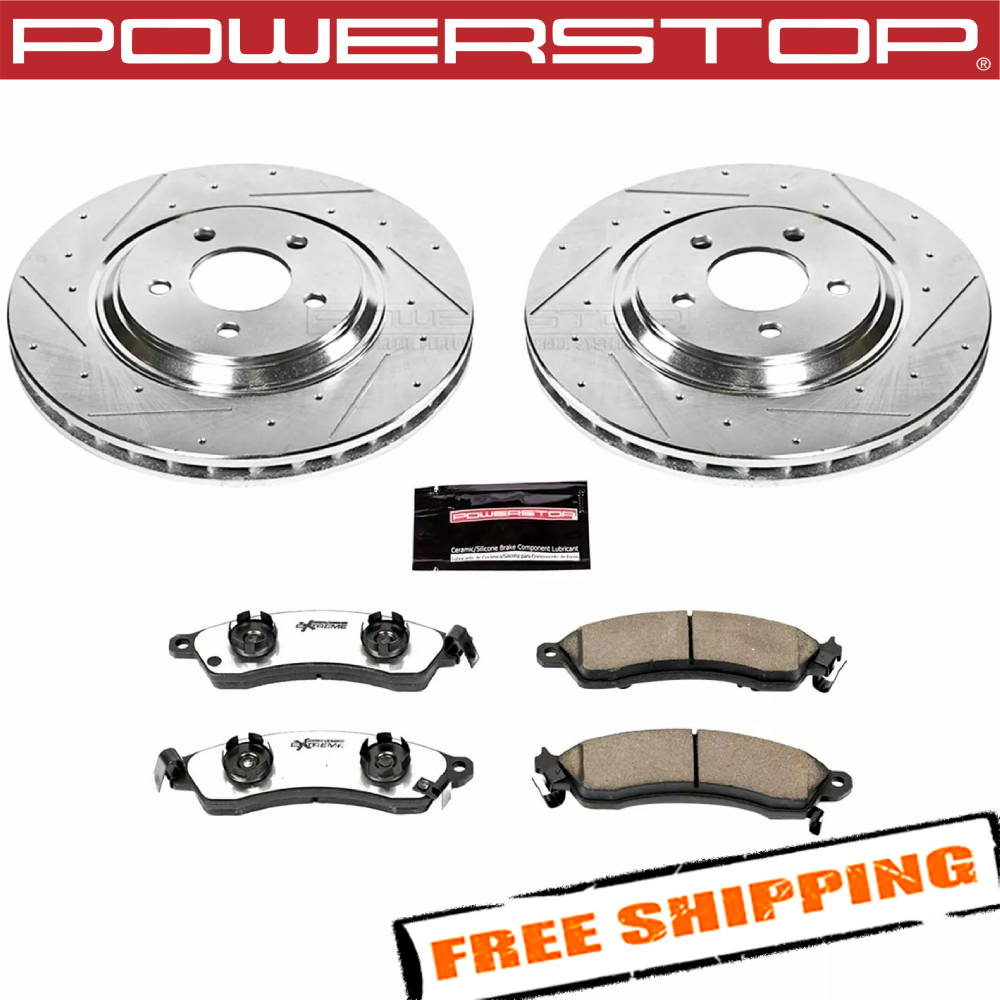 Power Stop K1304-26 1-Click Street Warrior Z26 Brake Kit for 94-04 Ford ...