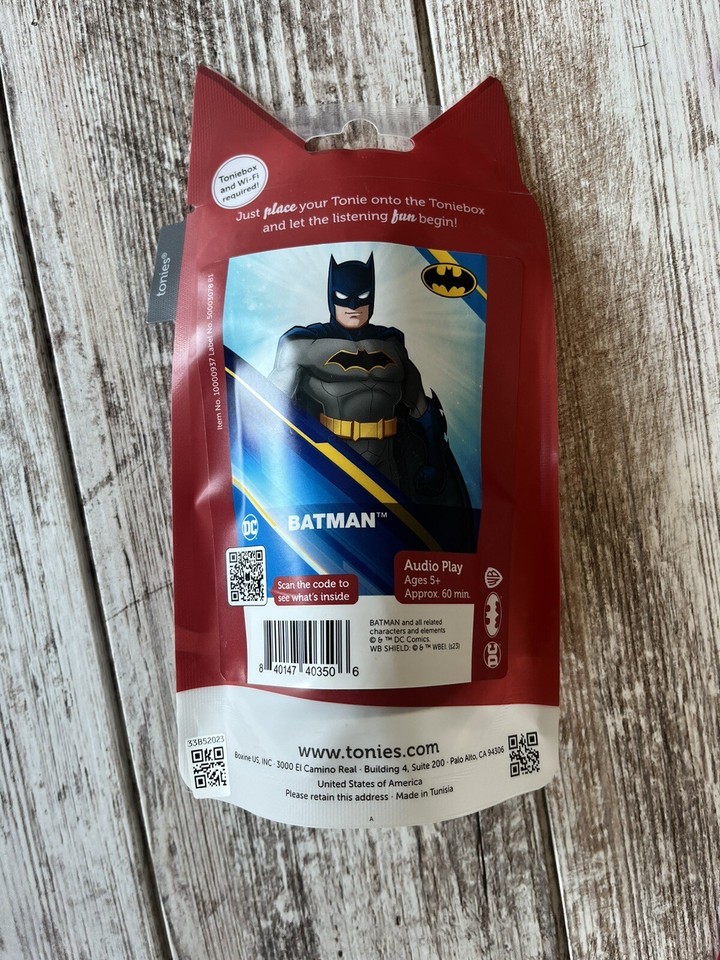 Tonies BATMAN DC Audio Play Figurine Audie Character for Toniebox | eBay