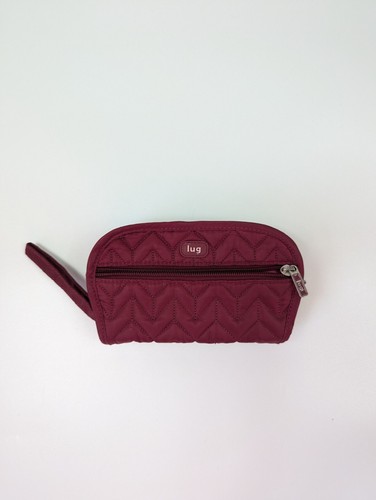 Lug Flipper Jewelry Clutch Quilted Burgundy Multi Pocket Travel ...