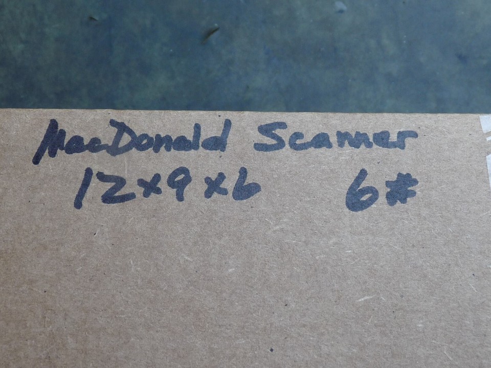 MacDonald Crystal Scanner Model CE-100 /w 2 Antennas and AC Power | eBay