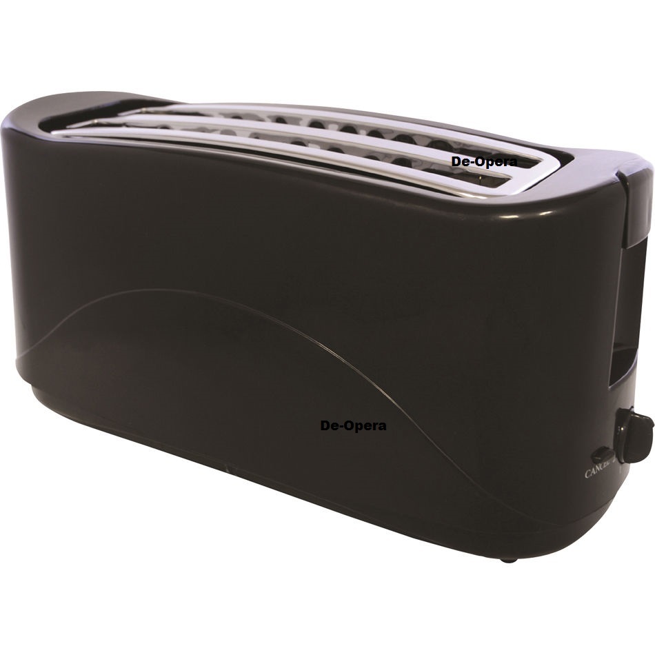 4 SLICE ELECTRIC BREAD TOASTER TWIN SLOT KITCHEN SLIDE OUT CRUMB TRAY ...