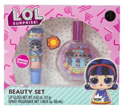 LOL SURPRUSE Beauty Set ( Tutti Fruitti Fragrance Perfume & Mystery Lip ...