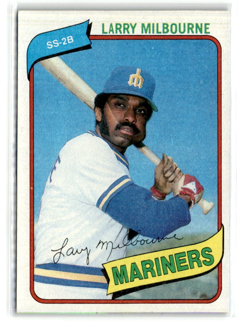 1980 Topps Baseball #422 Larry Milbourne Seattle Mariners | eBay