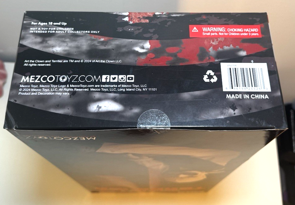 SIGNED Terrifier Art The Clown Mezco Doll Signed 4X by Clown, Director ...