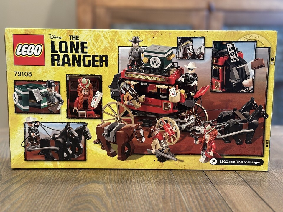 LEGO The Lone Ranger Stagecoach Escape (79108) NEW SEALED BOX Disney ...