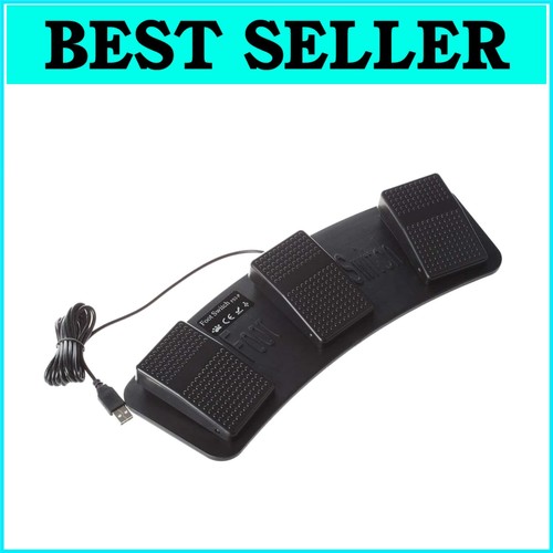 Versatile PC USB Foot Switch Pedal - Ideal for Games, Testing, and ...