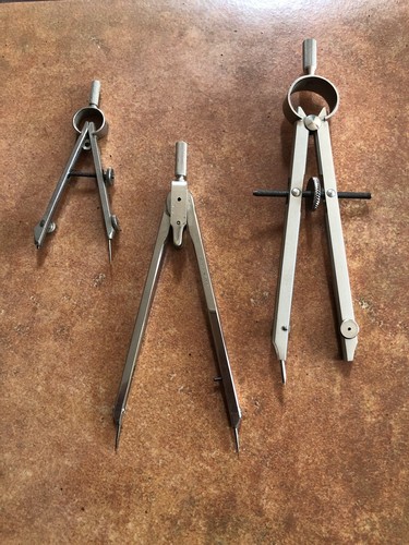 3 Vintage Drafting Compasses Made In Germany | eBay