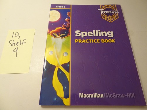 Macmillan McGraw-Hill Treasures Grade 5 Spelling Practice Book | eBay