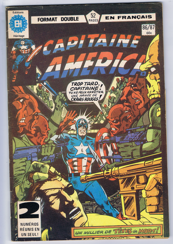 Captaine America et le Faucon #86/87 Editions Heritage FRENCH/CANADIAN ...