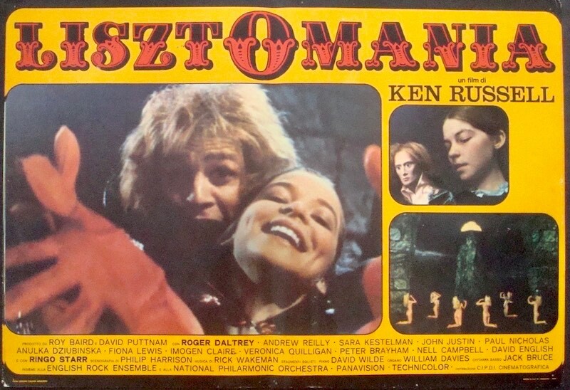 LISZTOMANIA Italian fotobusta movie posters x8 ROGER DALTREY KEN RUSSELL 1975 | eBay UK