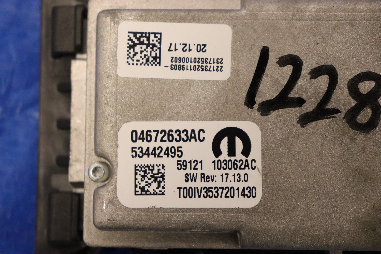 2018 JEEP GRAND CHEROKEE TRACKHAWK 6.2L OEM FRONT FOWARD FACING CAMERA ...