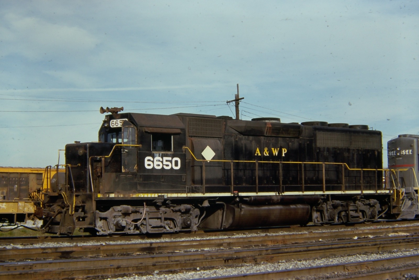SBD SEABOARD COAST LINE 6650 ATLANTA GA 1983 KODACHROME TRAIN SLIDE | eBay