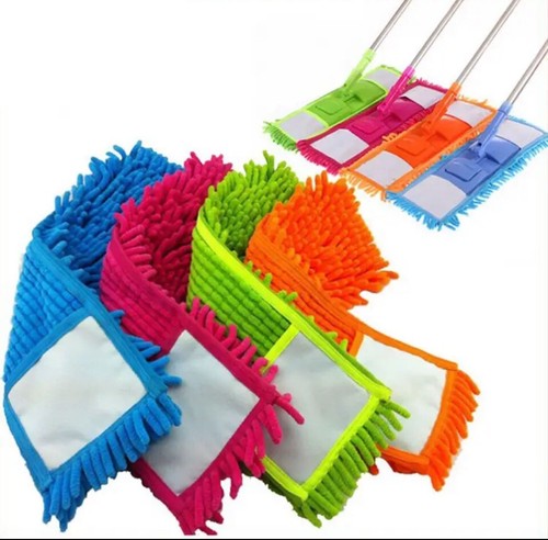 Microfibre Mop Refill Replacement Heads Dust Floor Cloth Cleaning ...