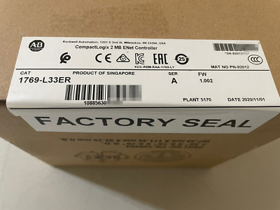 Allen-Bradley 1769-L33ER AB 1769-L33ER / A CompactLogix 2MB Enet ...