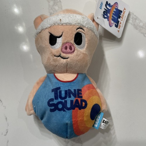Bark Box Porky Pig Dog Toy Squeaker, Crazy Crinkle NWT M-L Space Jam ...