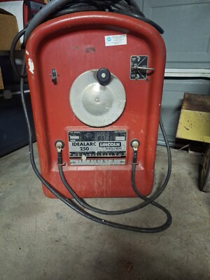 Lincoln Ideal Arc 250 Welder, Vintage Tombstone 230/460V-50/25A, 250 ...