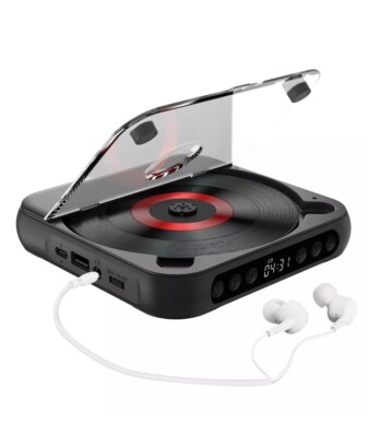 Portable CD Player Rechargeable Desktop Walkman CD Player 6 Mode A-B ...