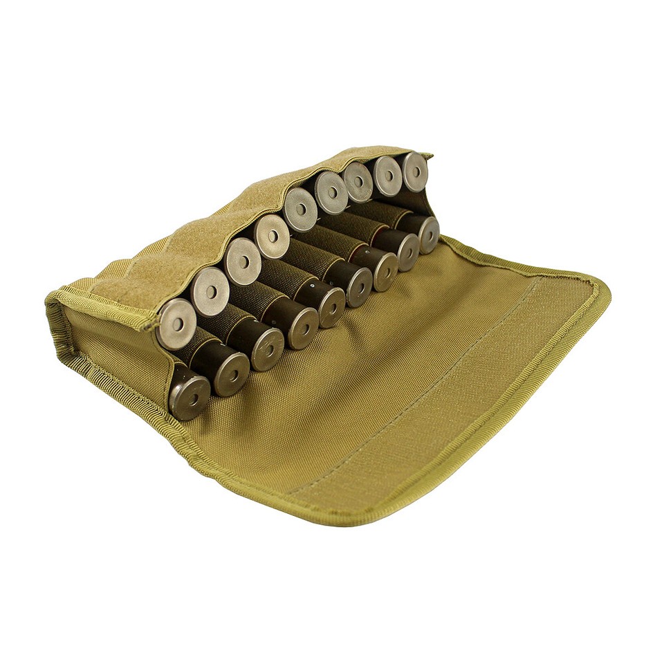 US Tactical Molle 18 Rounds 12/20 Gauge Shotgun Shell Holder Hunting ...
