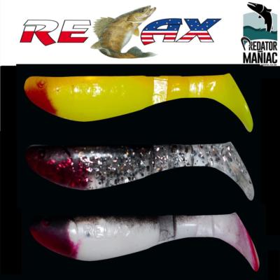 relax kopyto 2,5" (6.2 cm) soft plastic lures.Pack of 3 lures. perch ...