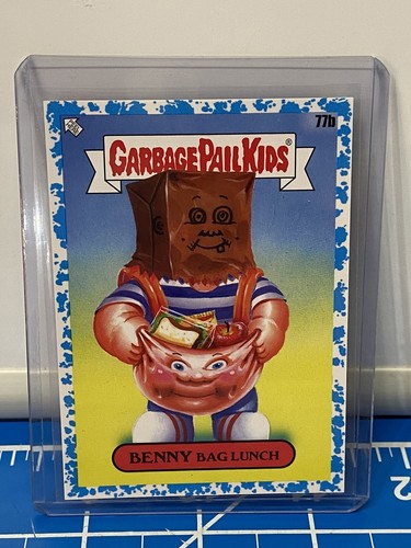 Garbage Pail Kids 2020 GPK Late to School BLUE /99 Benny Bag Lunch 77B ...