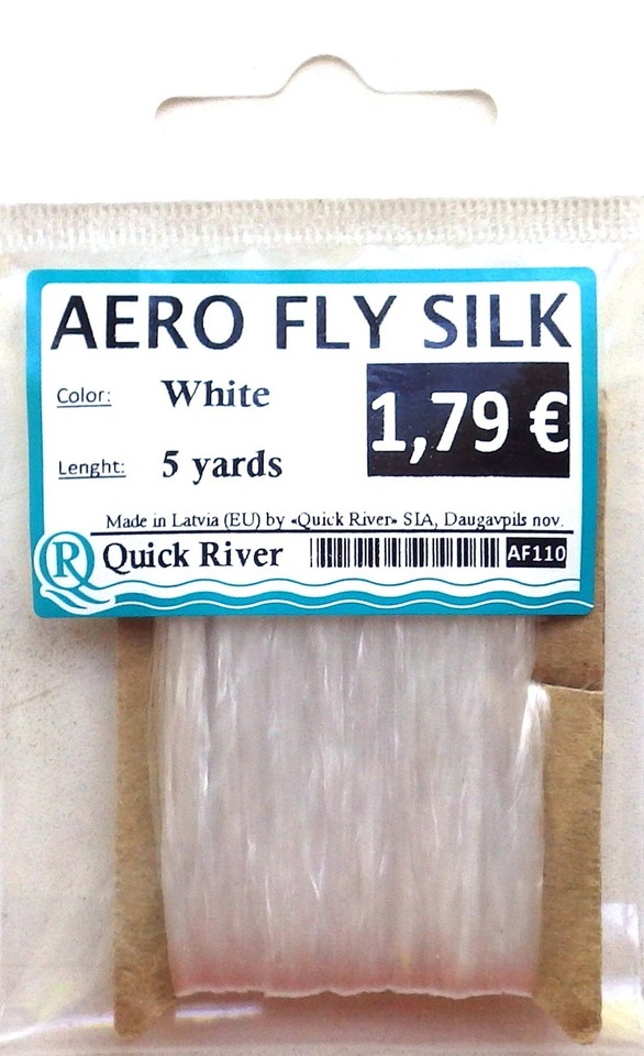 8x AERO FLY SILK POLYPROPYLENE FINE YARN SET fly tying materials Set of ...