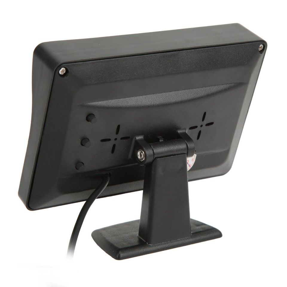 4.3in Rear View Monitor Night Vision 120° Wide Angle 4LED Backup Camera ...