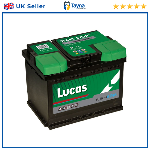 LF027 Lucas Fusion AGM Car Battery 12V 60Ah | eBay UK