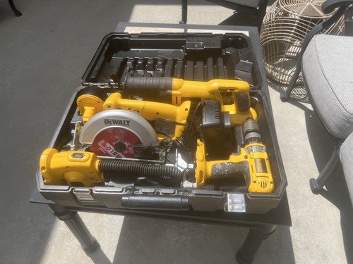 Dewalt XRP 18V Tool Set, Drill, Circular & Reciprocating, Light ...
