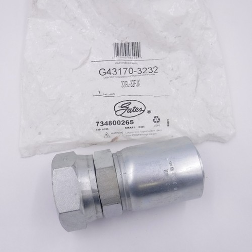 Gates G43170-3232 GL 2" Females JIC 37° Flare Swivel Coupling 32GL ...