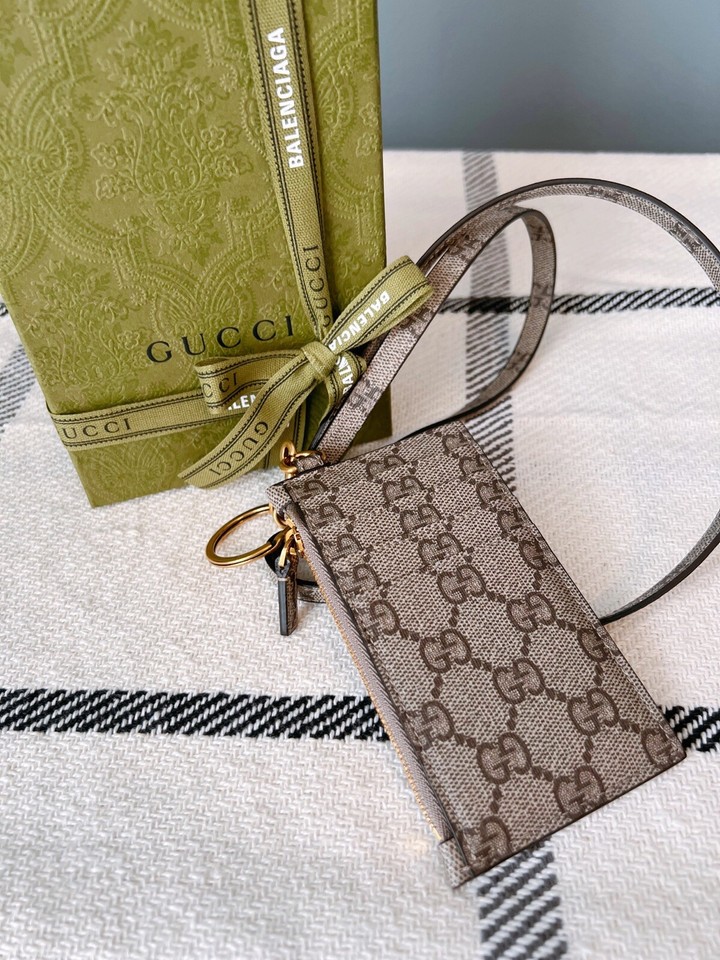 Authentic Gucci x Balenciaga The Hacker Project Lanyard Card Case | eBay