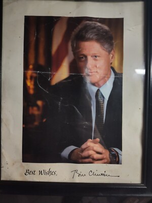 President Bill Clinton-Signed Photograph | eBay