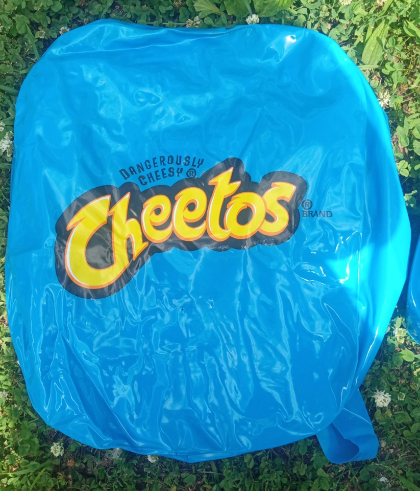 Vintage Inflatable Cheetos Blue Blackpack And Lunchbox Wearable | eBay