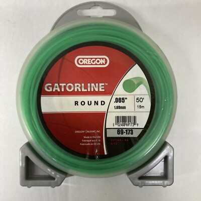 Oregon 69-173 Gatorline Round Trimmer Line, .065" by 50' Donut | eBay