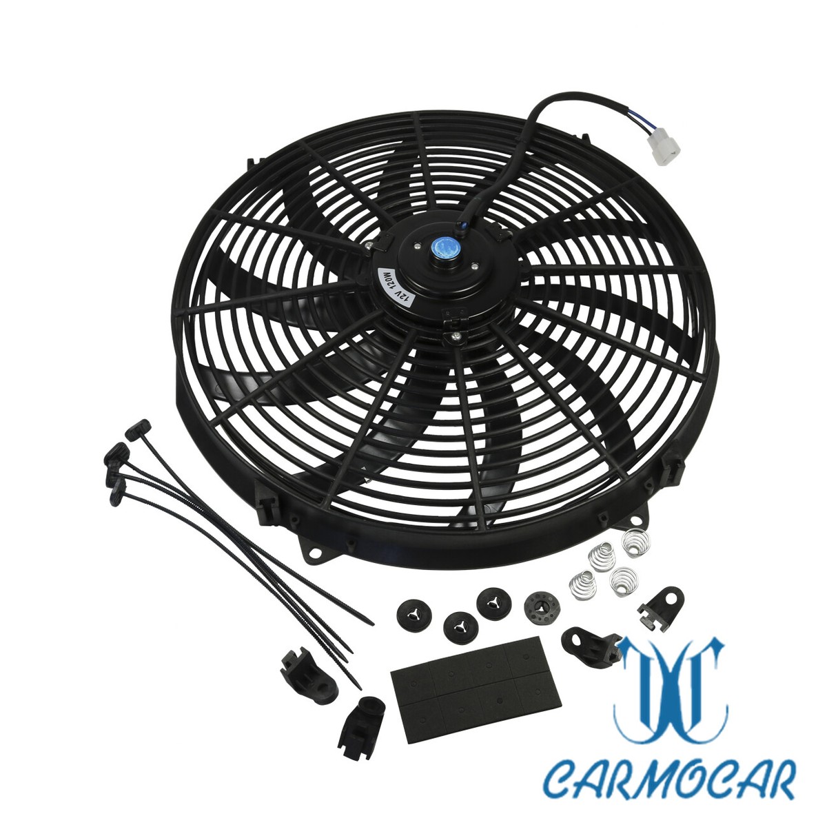 16 Inch Universal Sli Fan Push Pull Electric Radiator Cooling Fan 12V