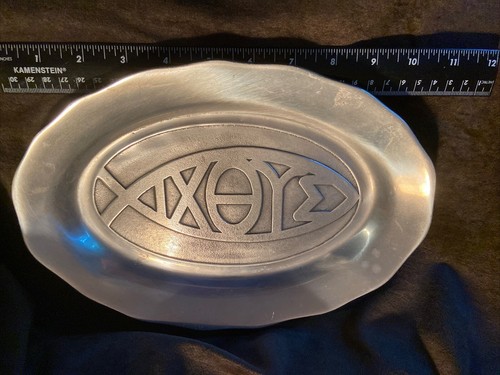Fish Symbol, Pewtarex Pewter Serving Platter, 10 1/2”, York, Pa | eBay