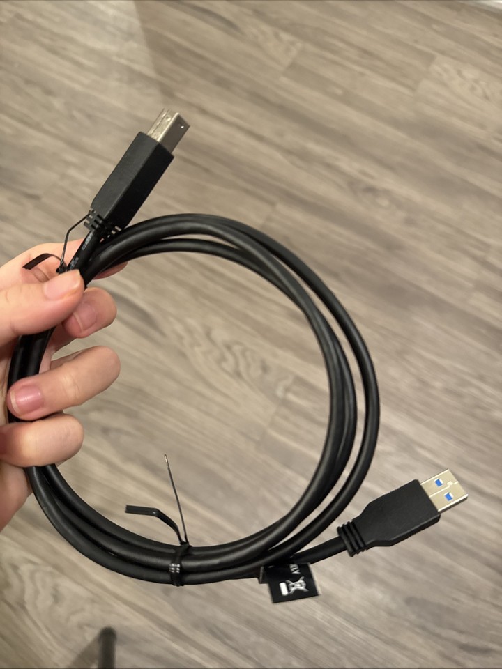 10ft SuperSpeed USB 3.0 Type A to B Male Cable for Cameras/Printers ...