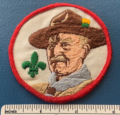 Vintage BADEN POWELL Founder of Scouting Boy Scout Badge PATCH BSA ...