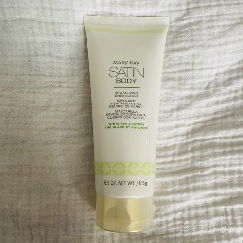 Mary Kay Satin Body Revitalizing SHEA SCRUB White Tea & Citrus New | eBay