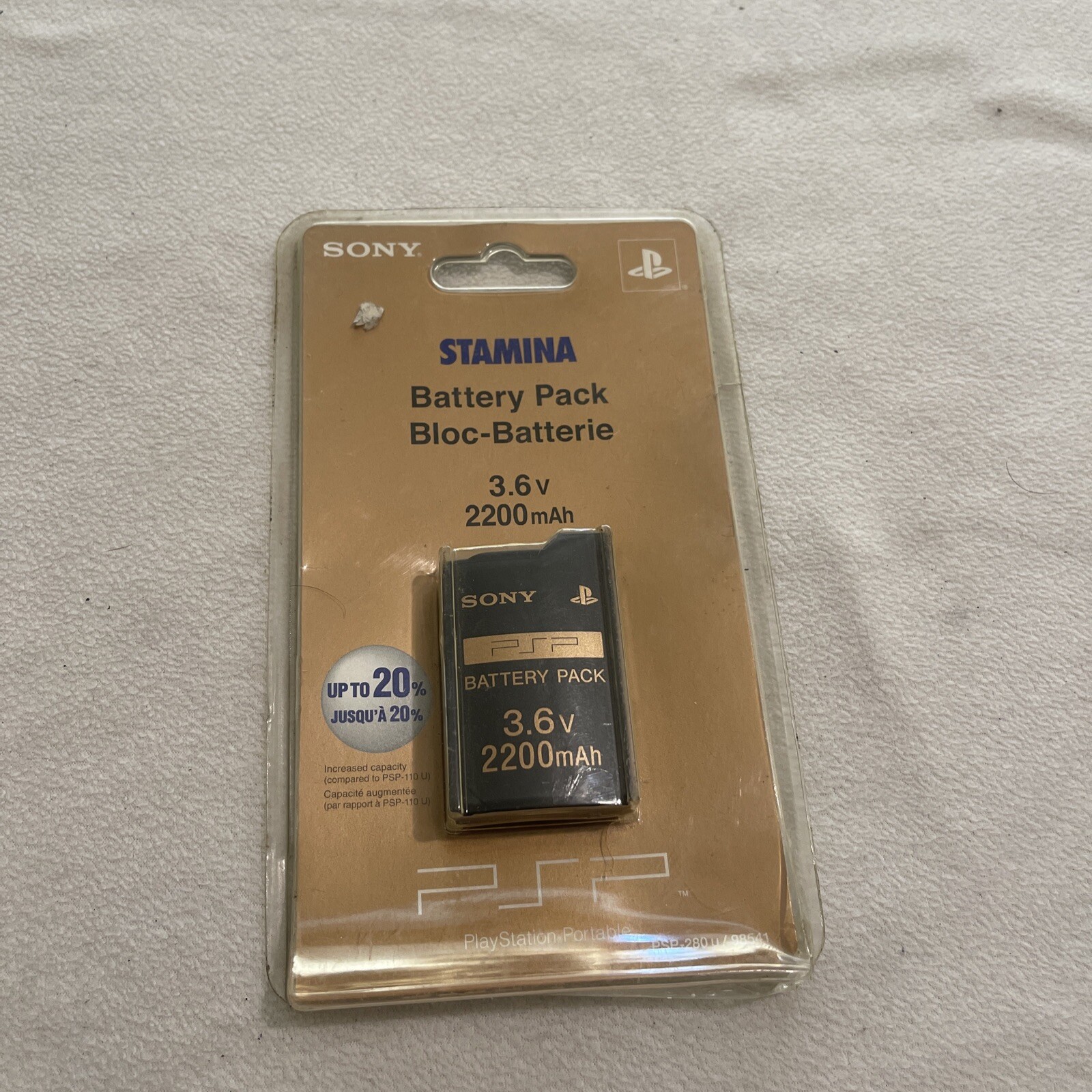 PSP Battery PlayStation Portable Official Genuine OEM 2200mAh PSP-S280 ...