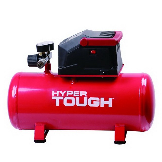 HYPER Tough 0100313A 3Gal Oil Free Portable Air Compressor for sale ...
