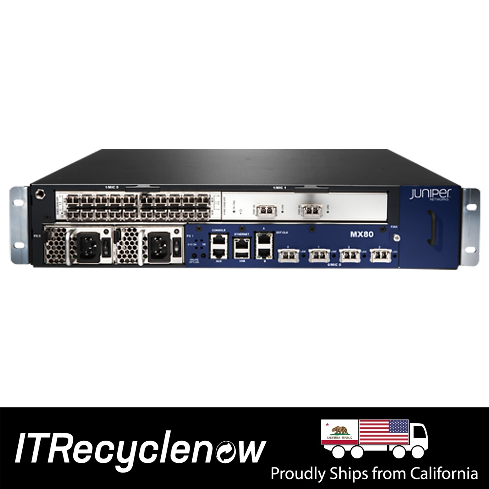 Juniper MX80 3D Universal Edge Modular Ethernet Router Single PWR-MX80 ...