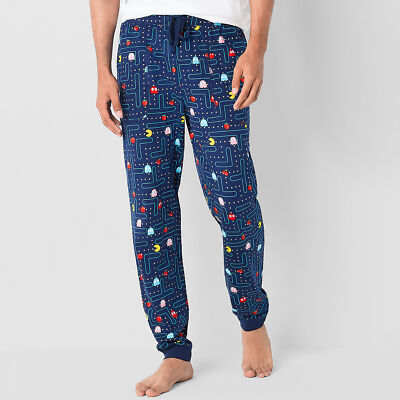 Mens Pac Man Pajama Pants Sleep S M L XL 2XL Adult Cotton BANDAI NAMCO ...