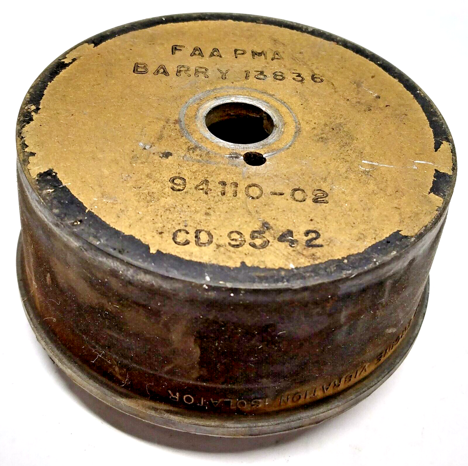 Barry Engine Mounts, Pair, Fr. Mooney Aircraft, P/N 94110-02 / 00-11900 ...